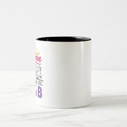 Queen of the Lab Laboratory Technician Scientist Two-Tone Coffee Mug ...