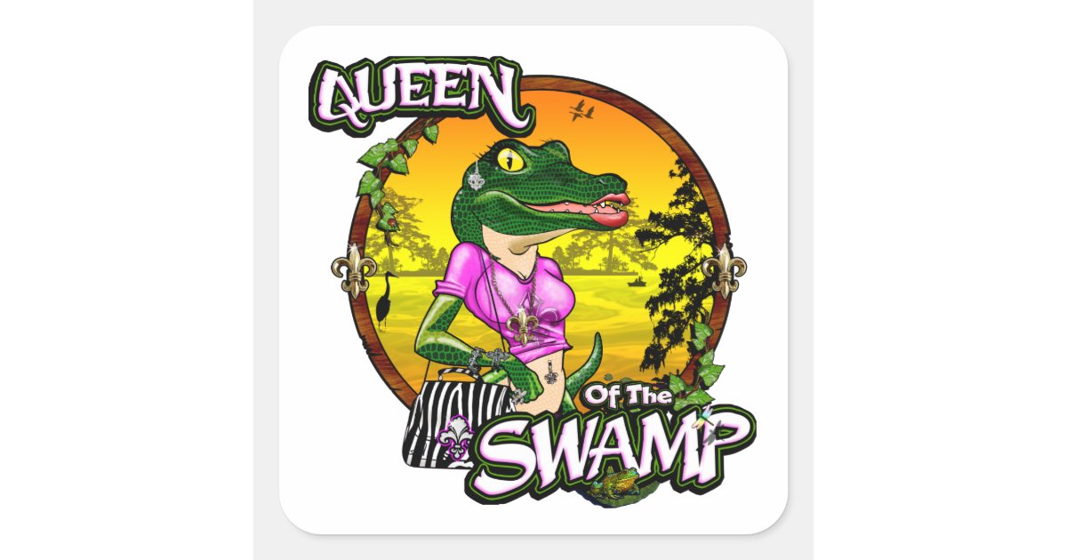 Queen Of The Swamp Stickers | Zazzle