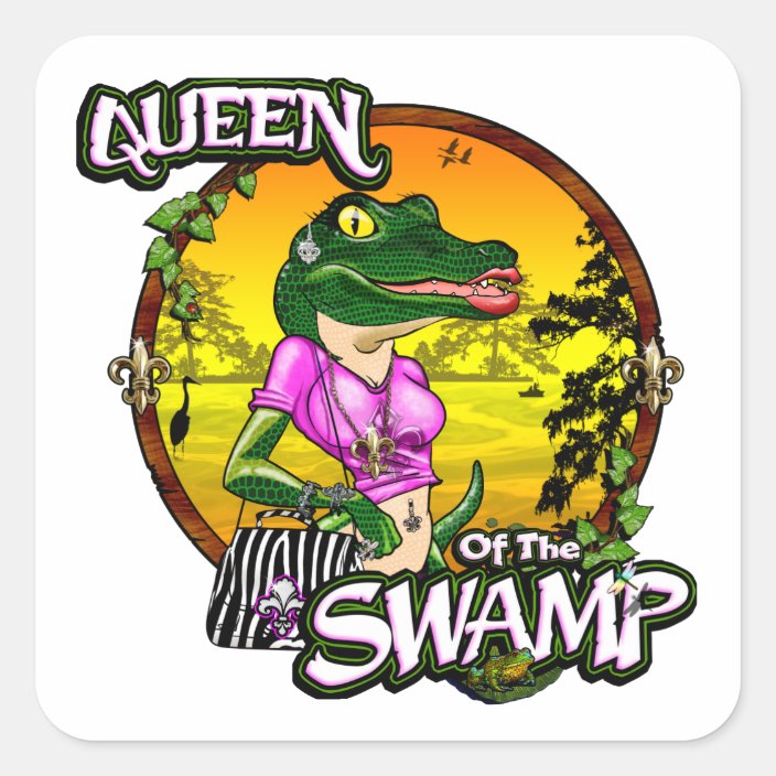 Queen Of The Swamp Stickers | Zazzle.com