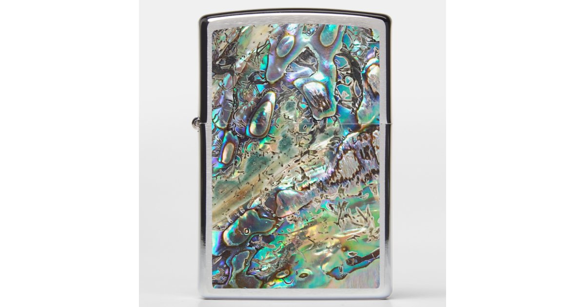 Queen paua shell zippo lighter | Zazzle