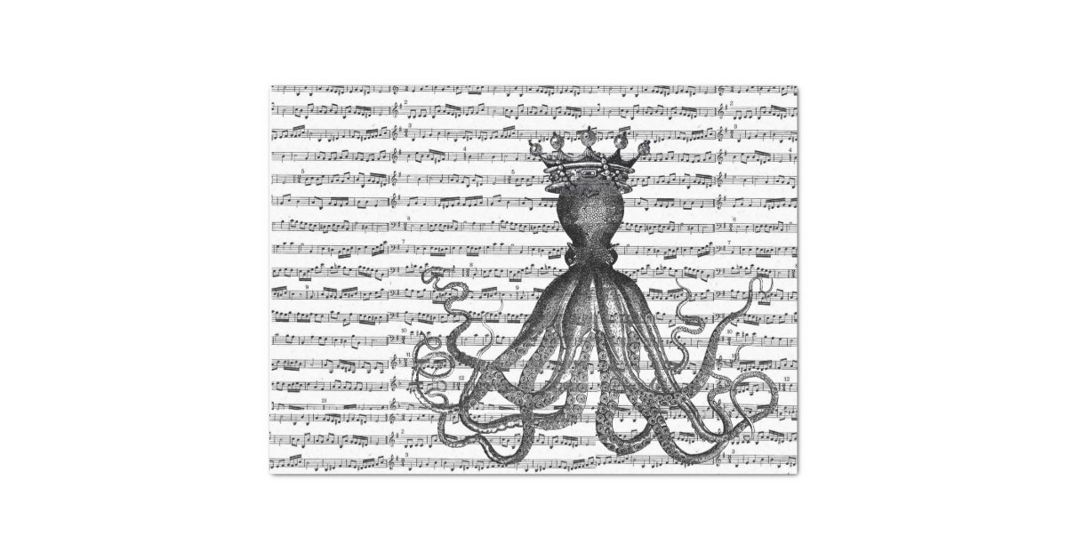 Queen Squid!! Tissue Paper | Zazzle
