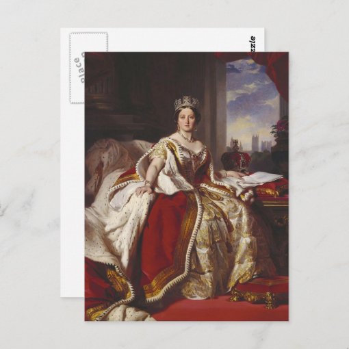 Queen Victoria: Coronation Postcard | Zazzle