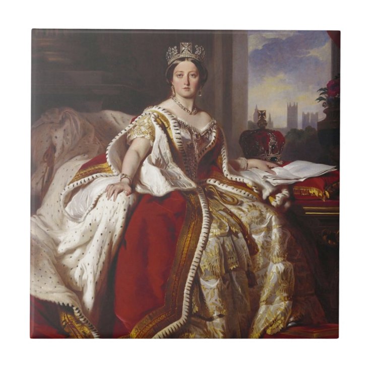 Queen Victoria: Coronation Tile | Zazzle