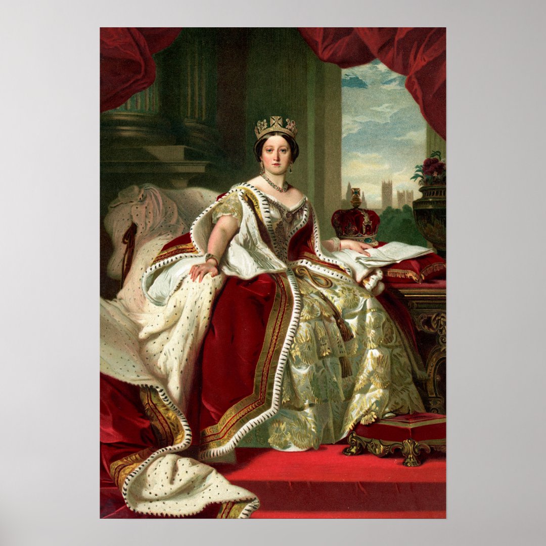 Queen Victoria Portrait Poster | Zazzle