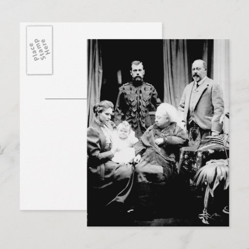 Queen Victoria, Tsar Nicholas II Postcard | Zazzle