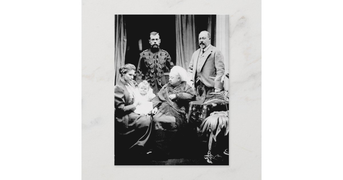 Queen Victoria, Tsar Nicholas II Postcard | Zazzle