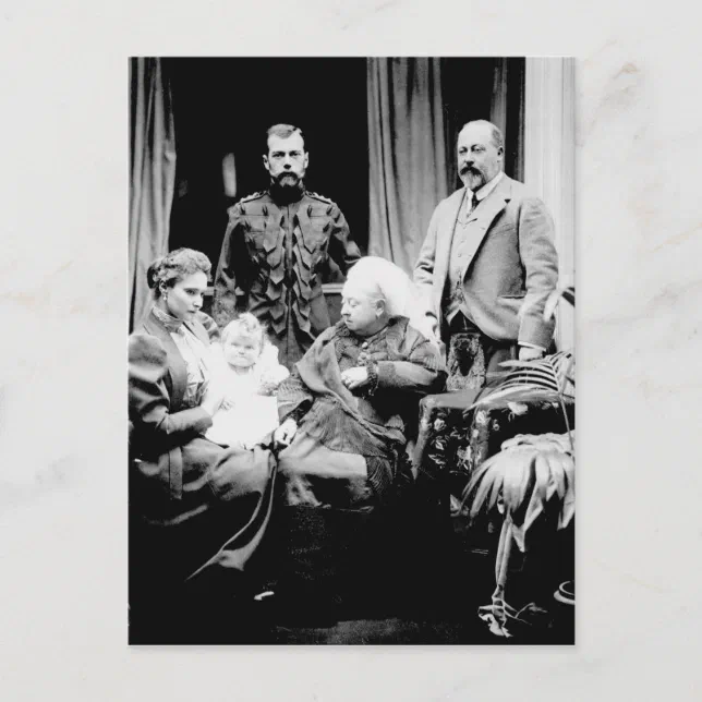 Queen Victoria, Tsar Nicholas II Postcard | Zazzle