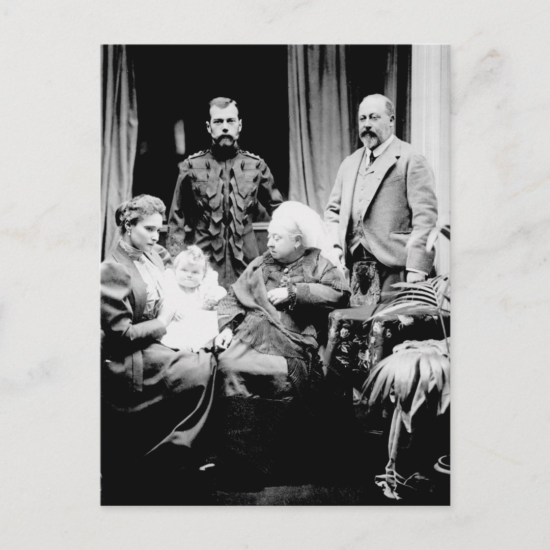 Queen Victoria, Tsar Nicholas II Postcard | Zazzle