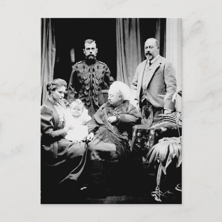 Queen Victoria, Tsar Nicholas II Postcard | Zazzle