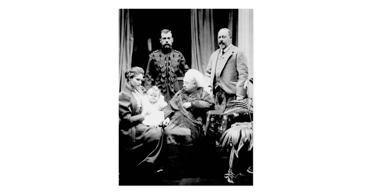 Queen Victoria, Tsar Nicholas II Postcard | Zazzle.com