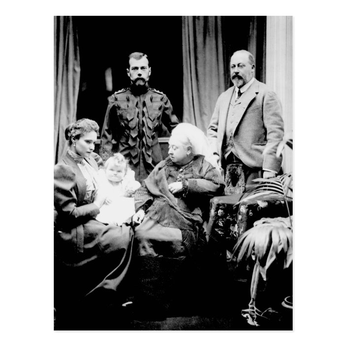 Queen Victoria, Tsar Nicholas II Postcard | Zazzle.com