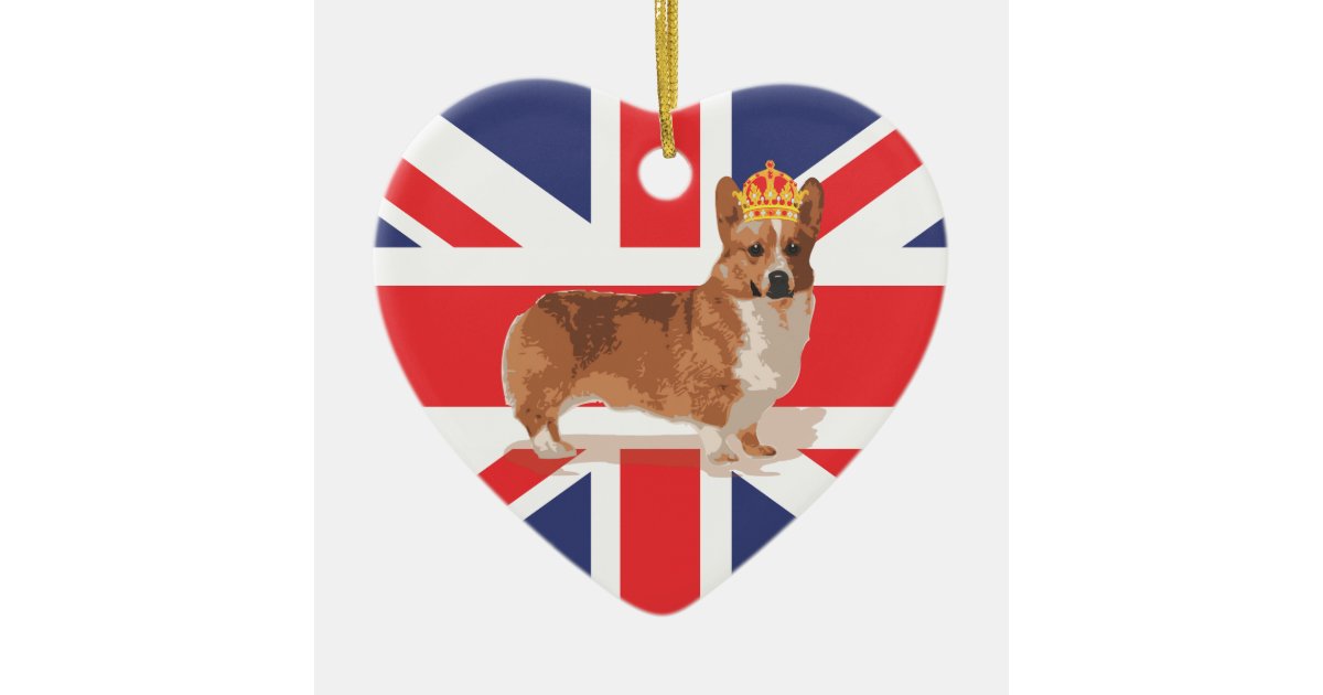 Queen's Diamond Jubilee Corgi ornament | Zazzle