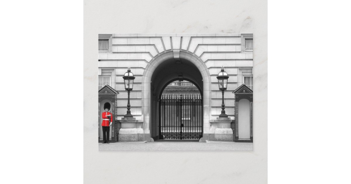 Queen's Guard Keeping Watch Postcard | Zazzle
