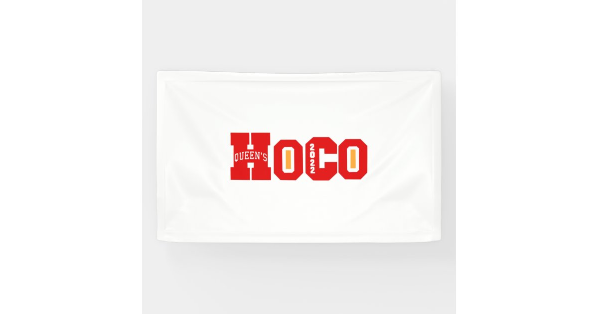 Queens Hoco 2022 merch Banner | Zazzle