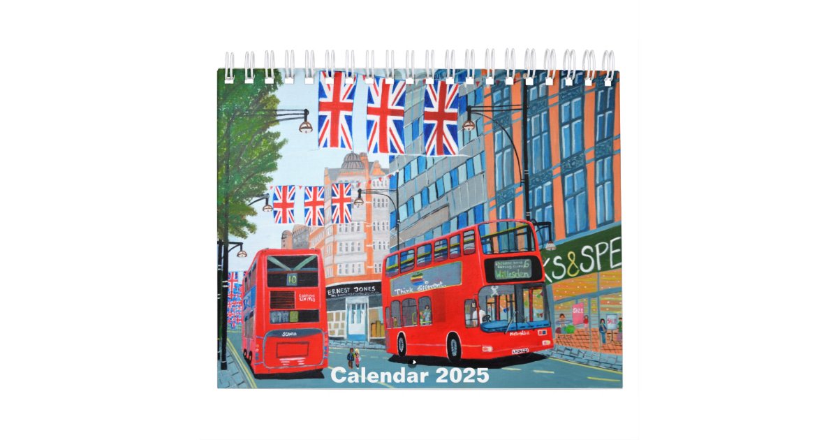 Queen's Jubilee London Calendar 2025 | Zazzle