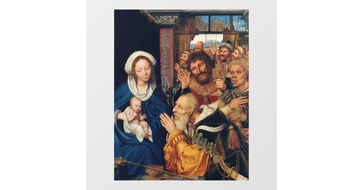 Quentin Matsys - The Adoration of the Magi Window Cling | Zazzle