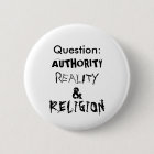 Question Authority Pinback Button | Zazzle.com