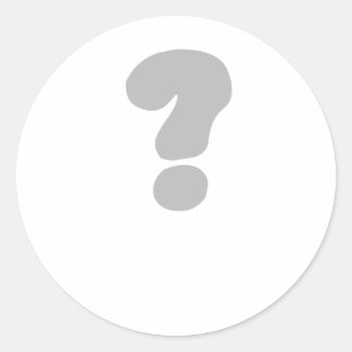 Question Mark Stickers | Zazzle