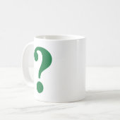 Question Mark Coffee Mug | Zazzle
