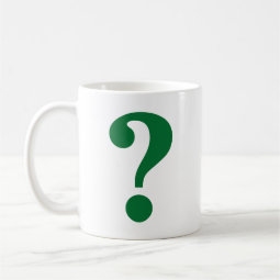 Question Mark Coffee Mug | Zazzle