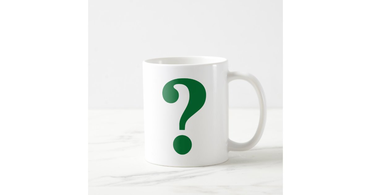 Question Mark Coffee Mug | Zazzle