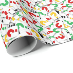 Question Mark Wrapping Paper | Zazzle