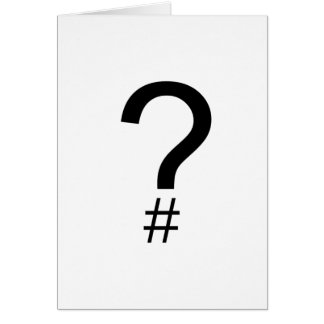 Question Mark Cards - Greeting & Photo Cards | Zazzle