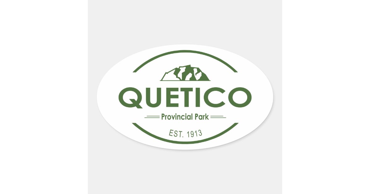 Quetico Provincial Park Oval Sticker | Zazzle