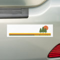 Quetico Provincial Park Pine Trees Sun Bumper Sticker | Zazzle