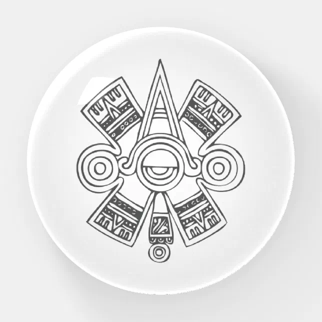 Quetzalcoatl Aztec Art Paperweight | Zazzle