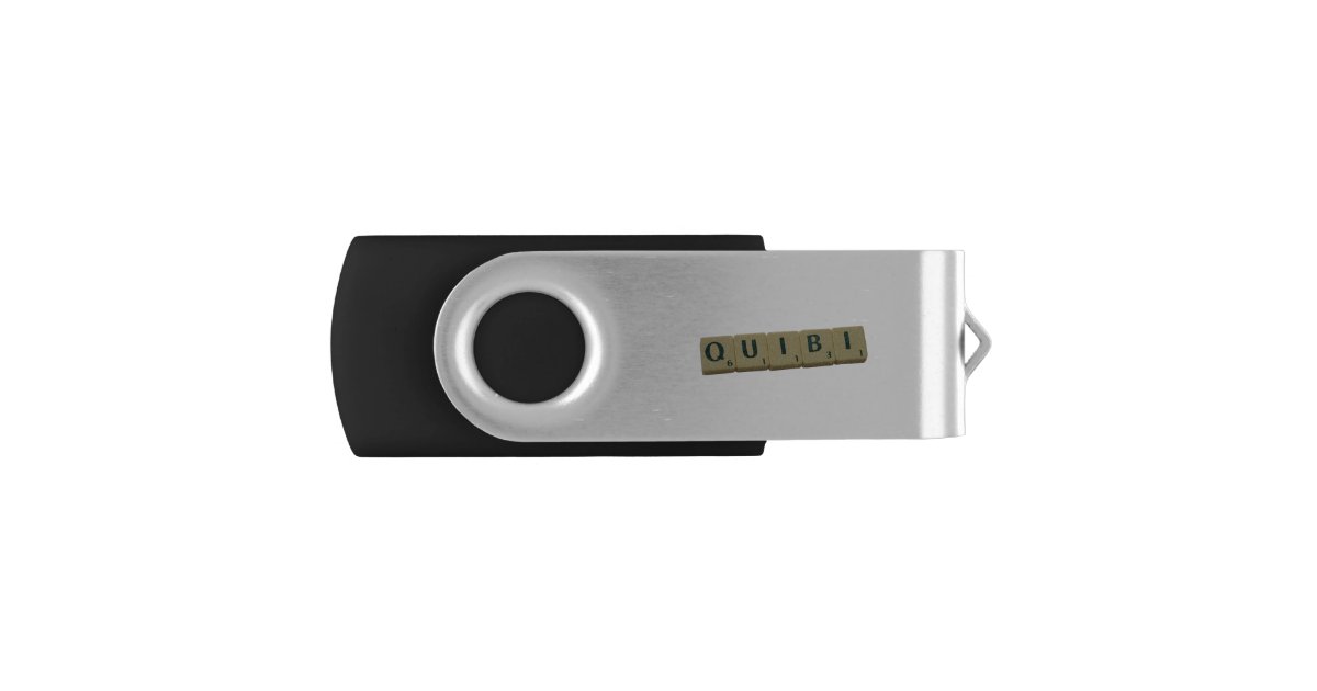 Quibi Letter Tiles Flash Drive | Zazzle