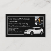 Quick Oil Change Automotive Service Business Card | Zazzle