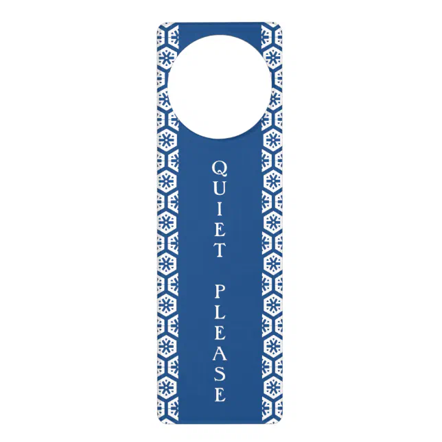Quiet Please!-Decorative Door Hanger | Zazzle