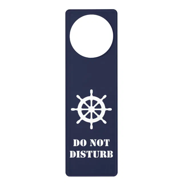 Quiet please Do not disturb sign nautical maritime | Zazzle