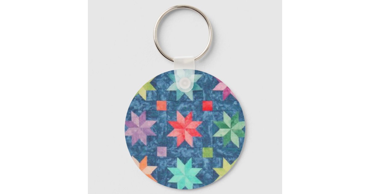 Quilt Block 6 Key Chain | Zazzle