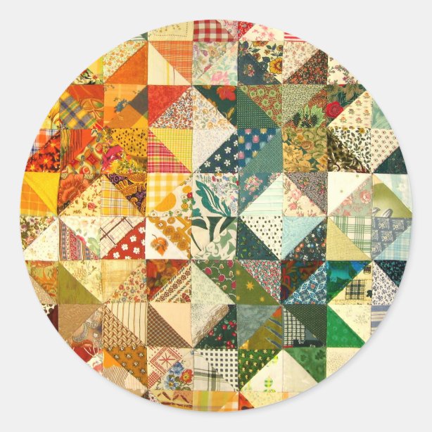 Quilt Stickers | Zazzle