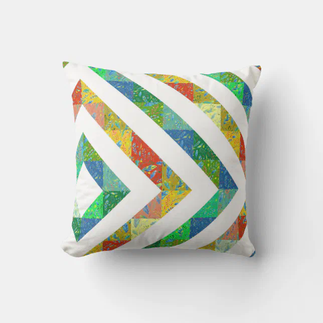 Quilt Pattern Throw Pillow | Zazzle