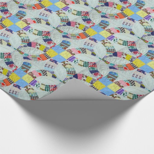 Quilt pattern wrapping paper | Zazzle