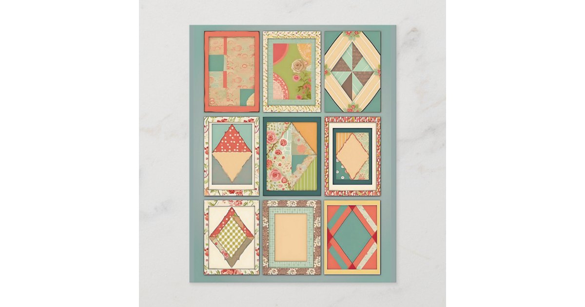 Quilt Scrapbook Decoupage Paper | Zazzle