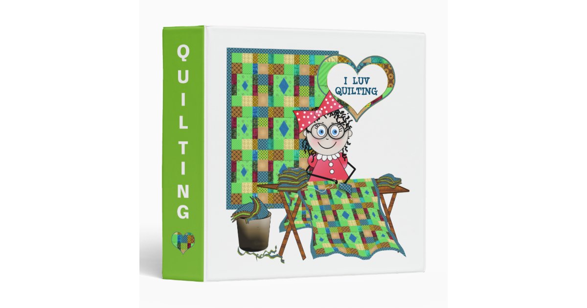 QUILTER BINDER - QUILTING WITH MELODY | Zazzle