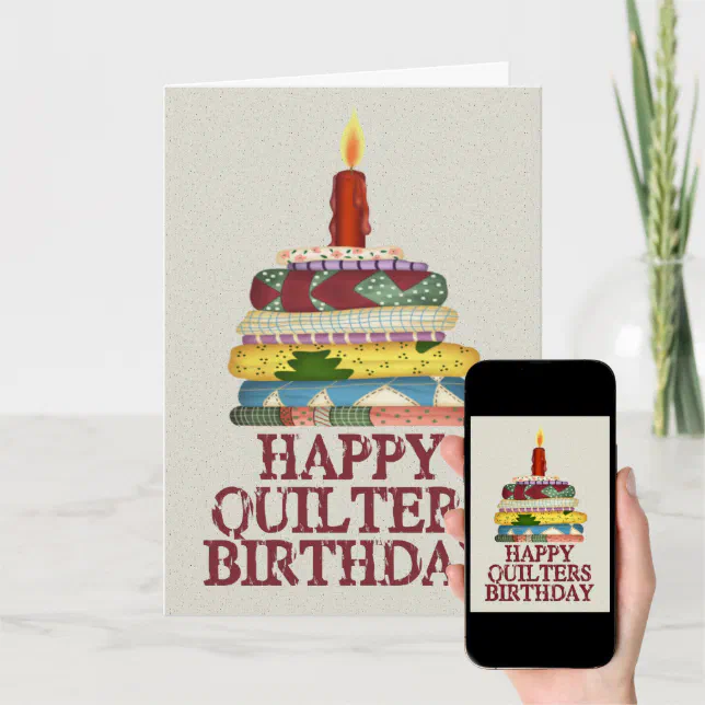 Quilters Birthday Card | Zazzle