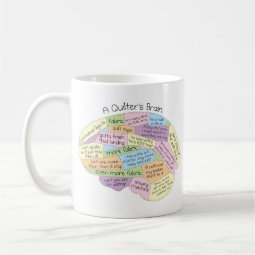 Quilter's Brain Coffee Mug | Zazzle