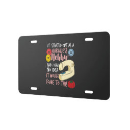 Quilting License Plate | Zazzle