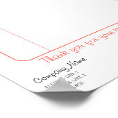 Quilting Tree Invoice Sheet for Crafters Poster | Zazzle