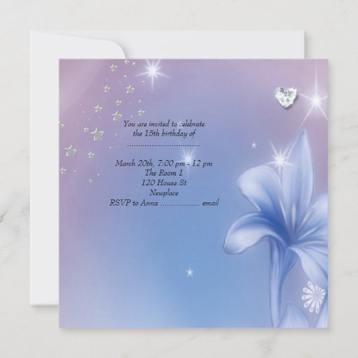 Quinceanera 15th Birthday Party Invitation | Zazzle