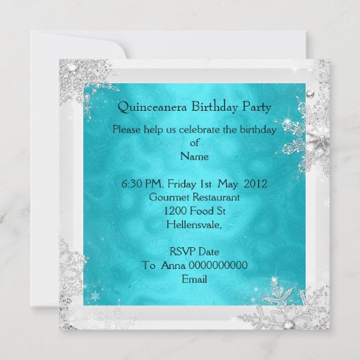 Quinceanera 15th Elite Elegant Birthday Party Invitation | Zazzle