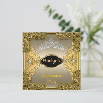 Quinceañera Birthday Party 15th Invitation | Zazzle