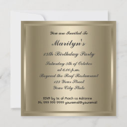 Quinceañera Birthday Party 15th Invitation | Zazzle