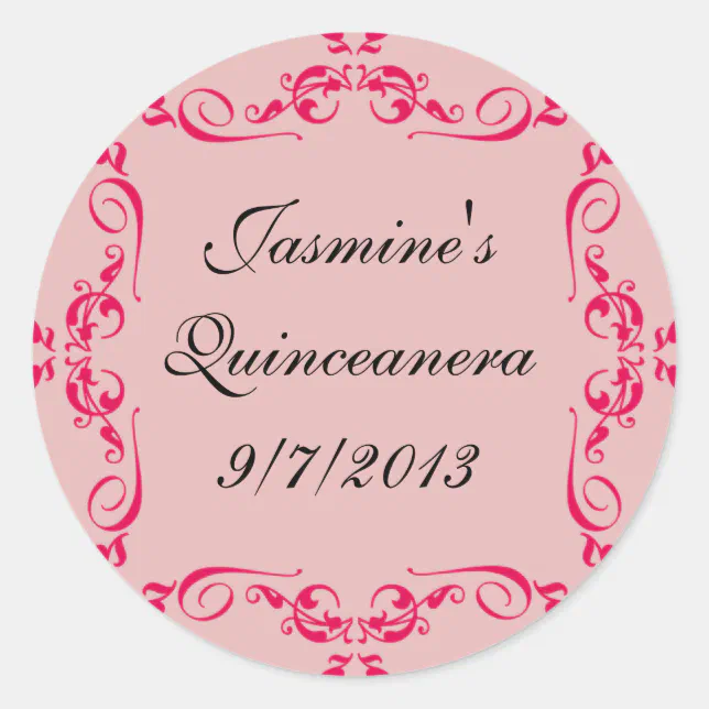 Quinceanera Custom Stickers | Zazzle