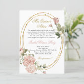 Quinceanera invitation in Spanish | Zazzle